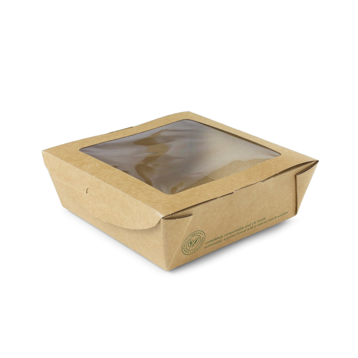 Kraft Window Salad Box - 825ml – Green Gate Bio Packaging
