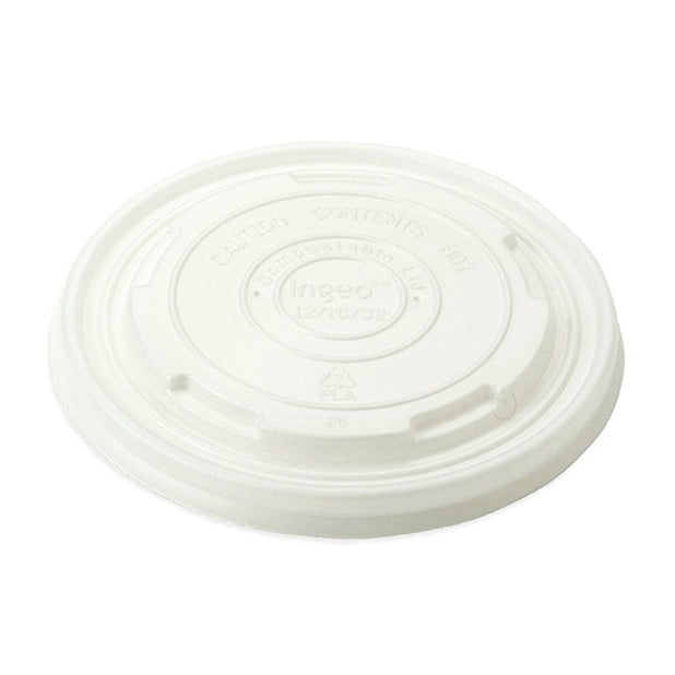 12/16 oz Compostable Bio Food Container Lid – Green Gate Bio Packaging